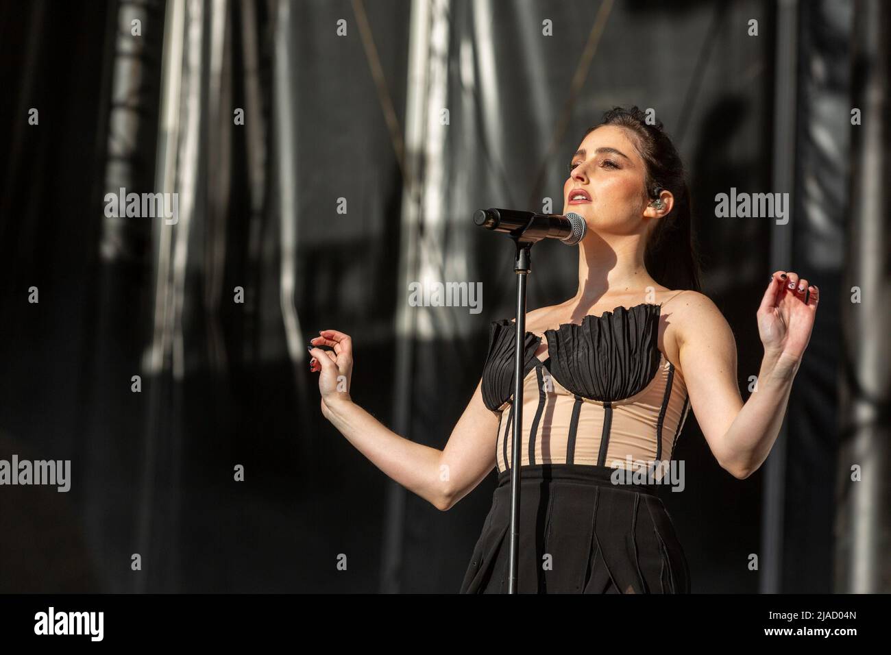 Banks (Jillian Rose Banks) during BottleRock Music Festival on May 28 ...