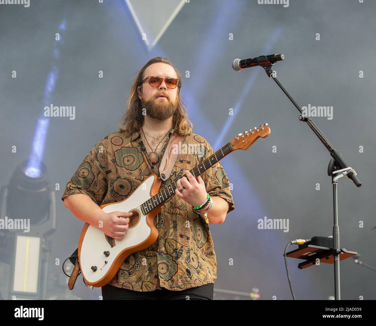 Darrick "Bozzy" Keller of Rainbow Kitten Surprise during BottleRock ...