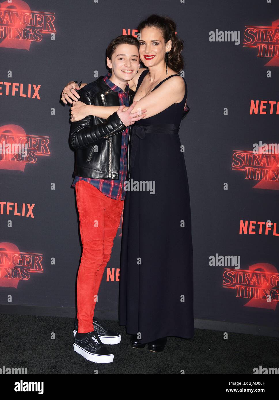 Winona Ryder, Noah Schnapp 015 Stock Photo - Alamy