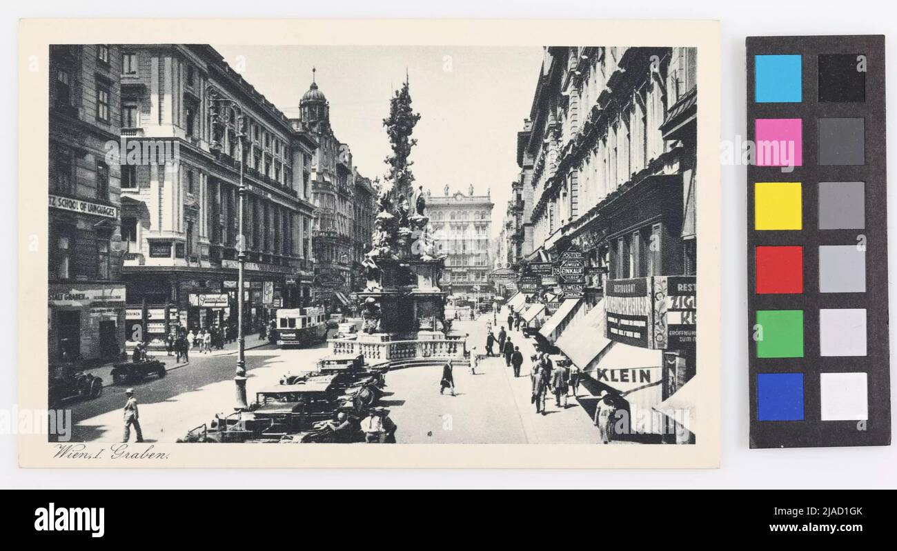 Vienna, I. Graben .. Verlag A. Böhm, Vienna (A. B. & Co., Vienna ...