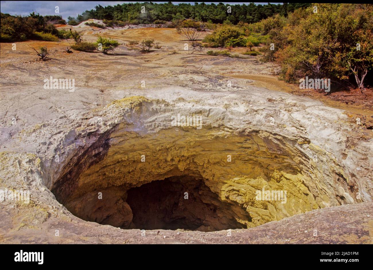 Waiotapu (Māori for "sacred waters") is an active geothermal area at ...