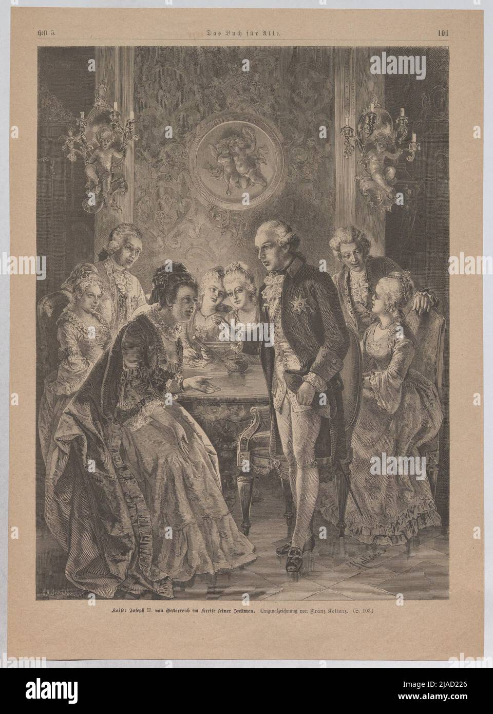 Emperor Joseph II of Austria in the circles of his intimate. " Kolá ...