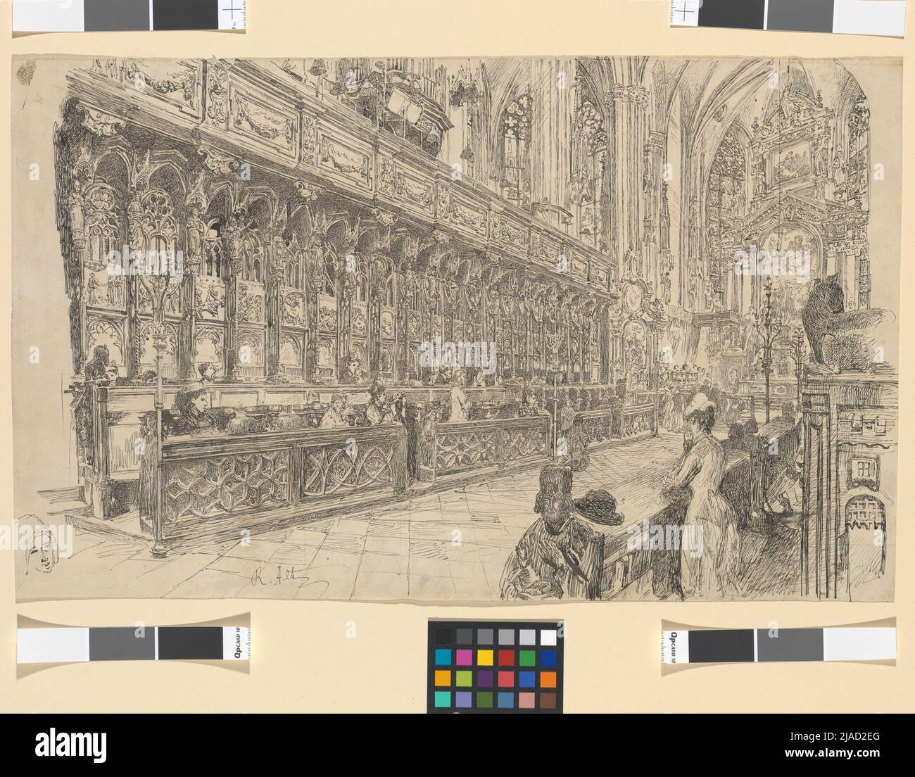 Interior view of St. Stephen's Cathedral - Wilhelm Rollinger's Gothic ...