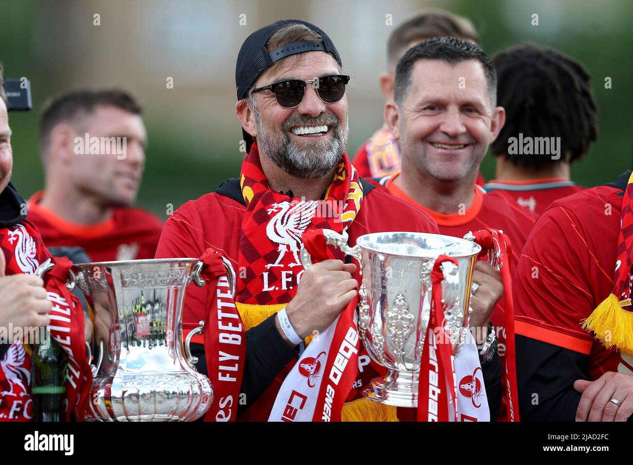 Liverpool premier league trophy hi-res stock photography and images - Alamy