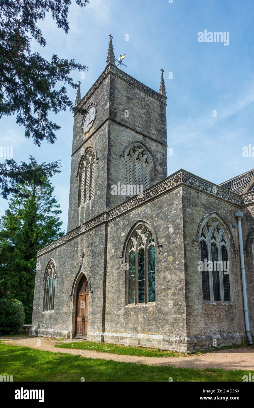 St Nicholas Church,Tower,Moreton,Dorset,Etched windows by Whistler ...