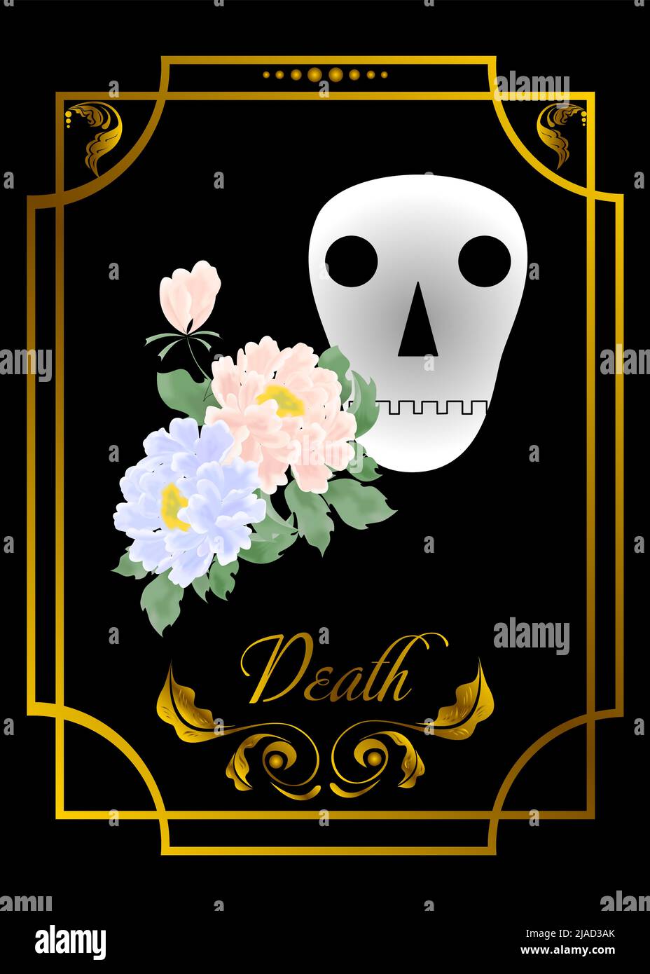 Tarot card the death Stock Vector Image & Art - Alamy
