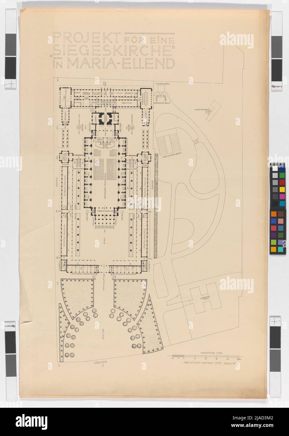 Victory church in Maria Ellend at Fischamend. Otto Wagner (1841-1918 ...