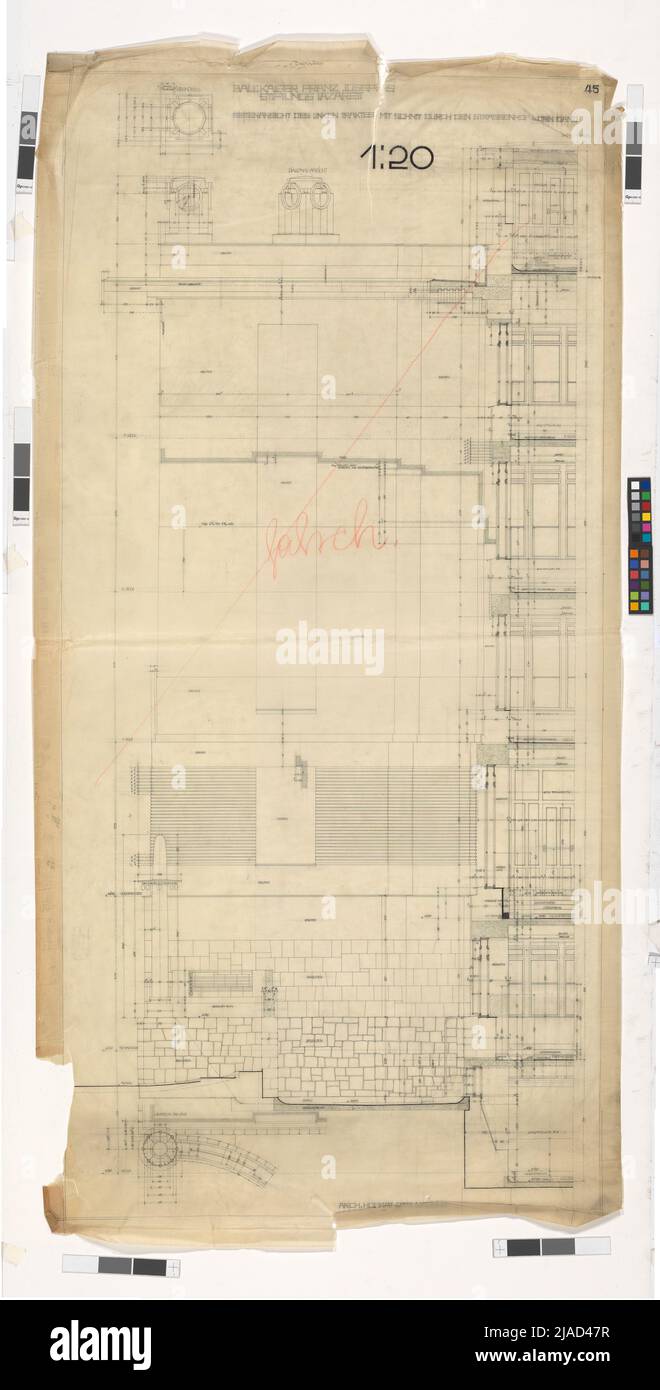 Kaiser-Franz-Josef Foundation hospital (cancer research hospital), side ...