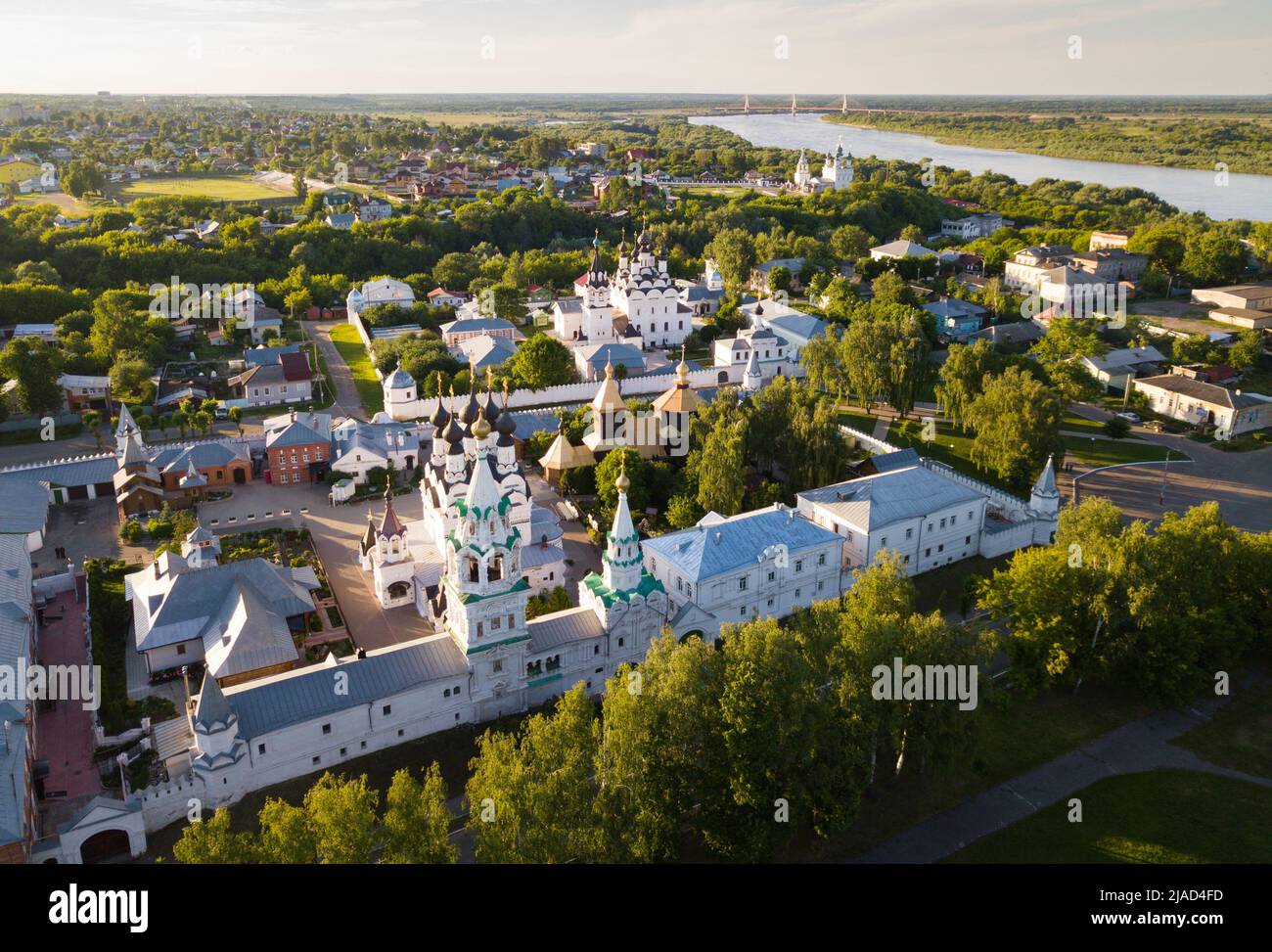 Annunciation Monastery and Holy Trinity Convent in Murom Stock Photo ...