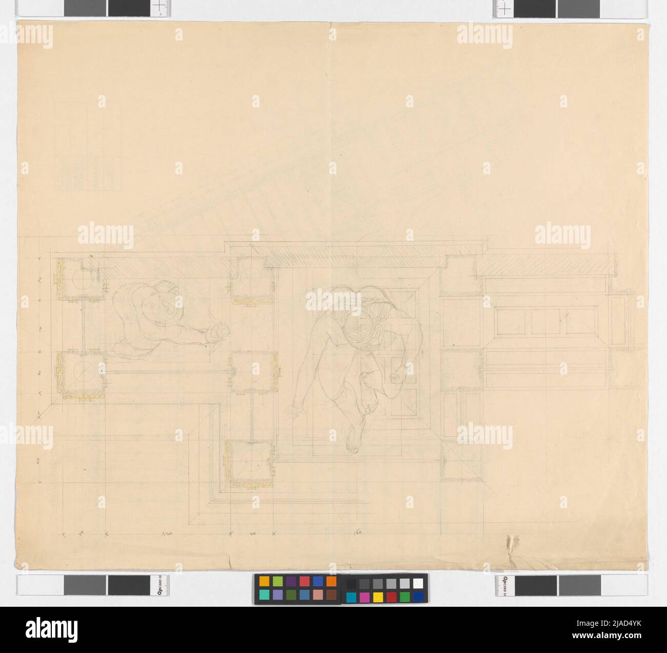 Altar of beauty ", cut / top view. Otto Wagner (1841-1918), artist ...