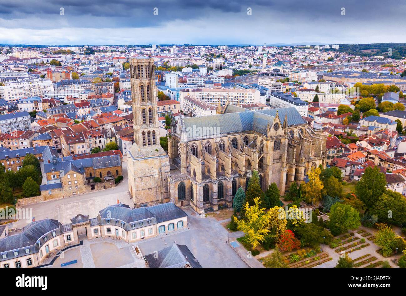 Cathedral in Limoges city, France Stock Photo - Alamy