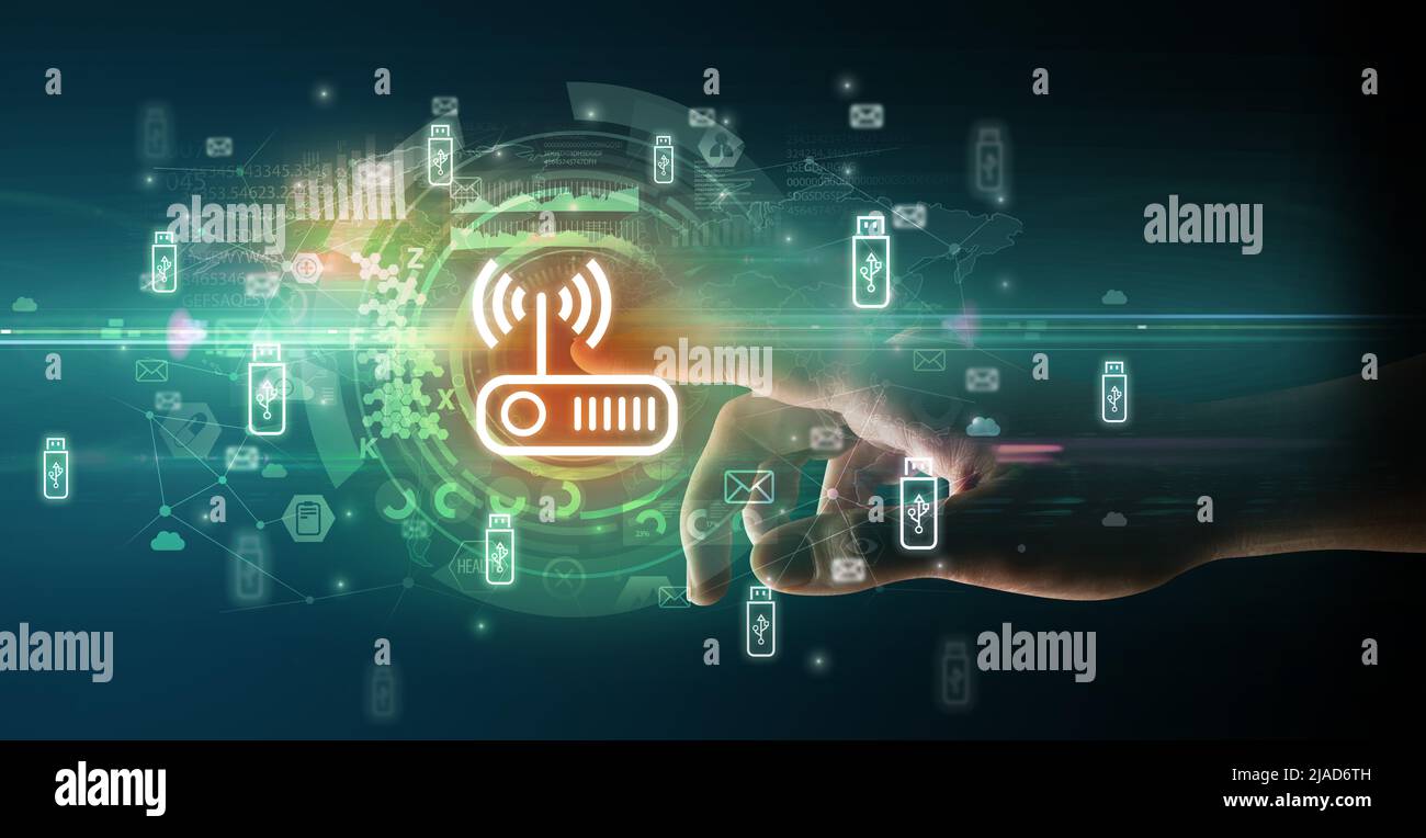 touching with soft gesture multimedia screen with future technology ...