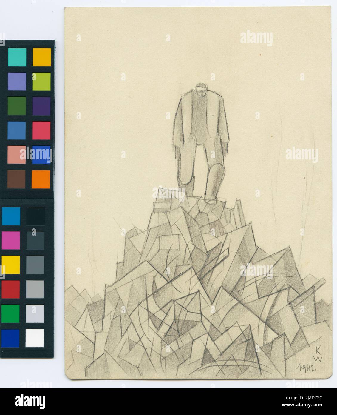 The man ". Karl Wiener (1901-1949), artist Stock Photo - Alamy