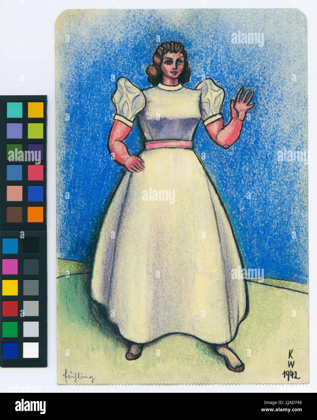 Spring ". Karl Wiener (1901-1949), artist Stock Photo - Alamy