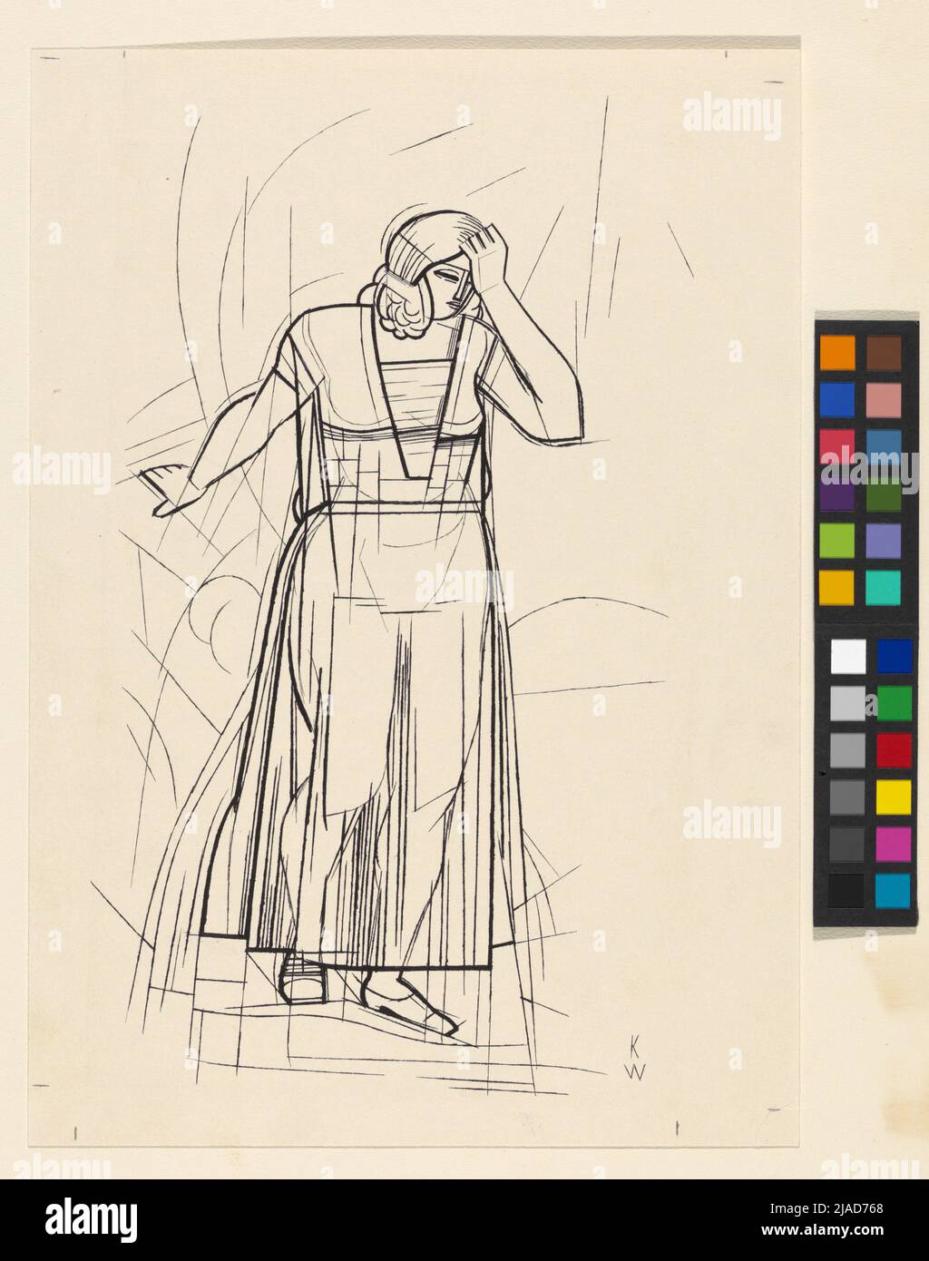 Pain - `mourning´". Karl Wiener (1901-1949), artist Stock Photo - Alamy