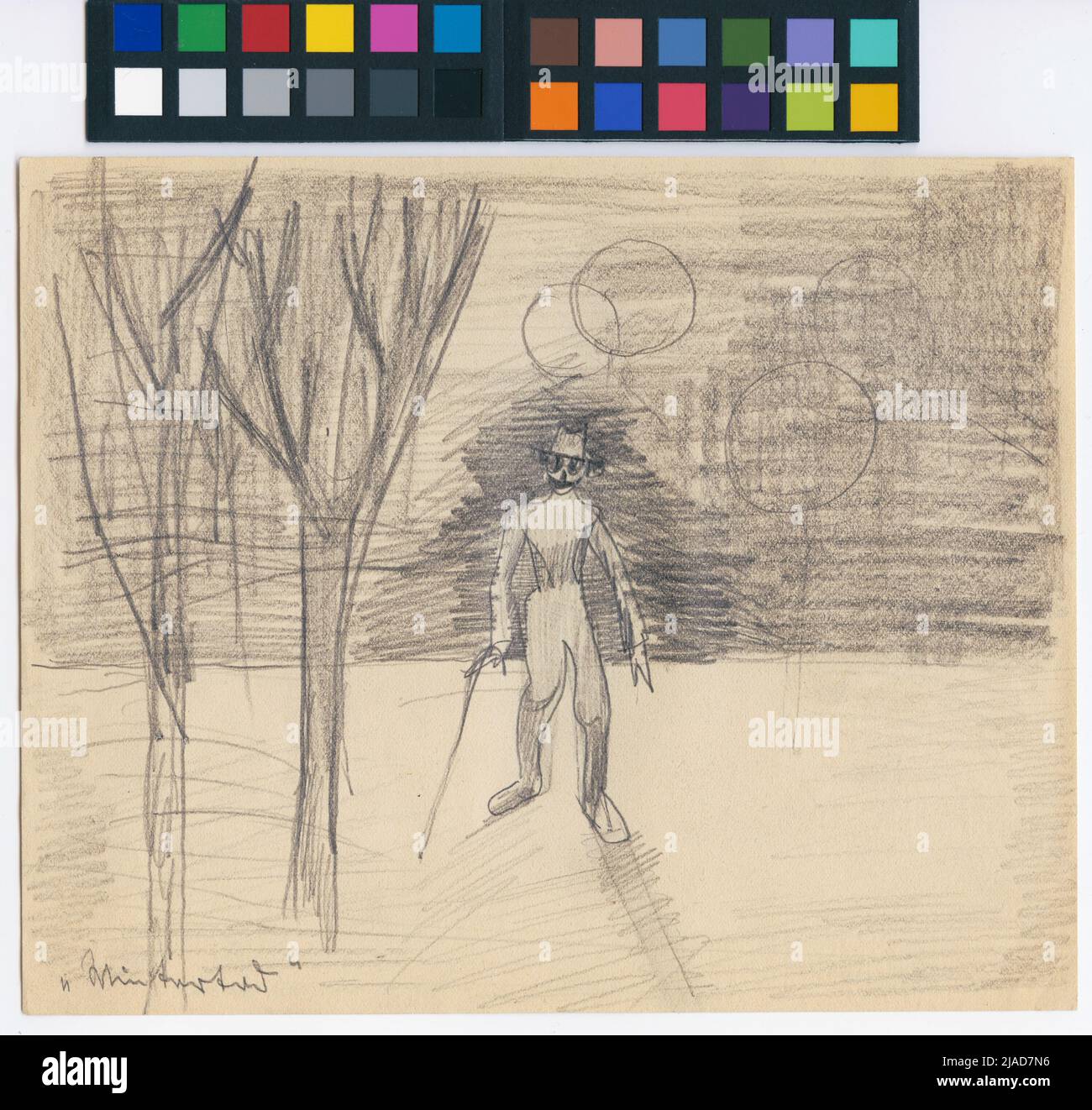 Winter death "(sketch). Karl Wiener (1901-1949), artist Stock Photo - Alamy