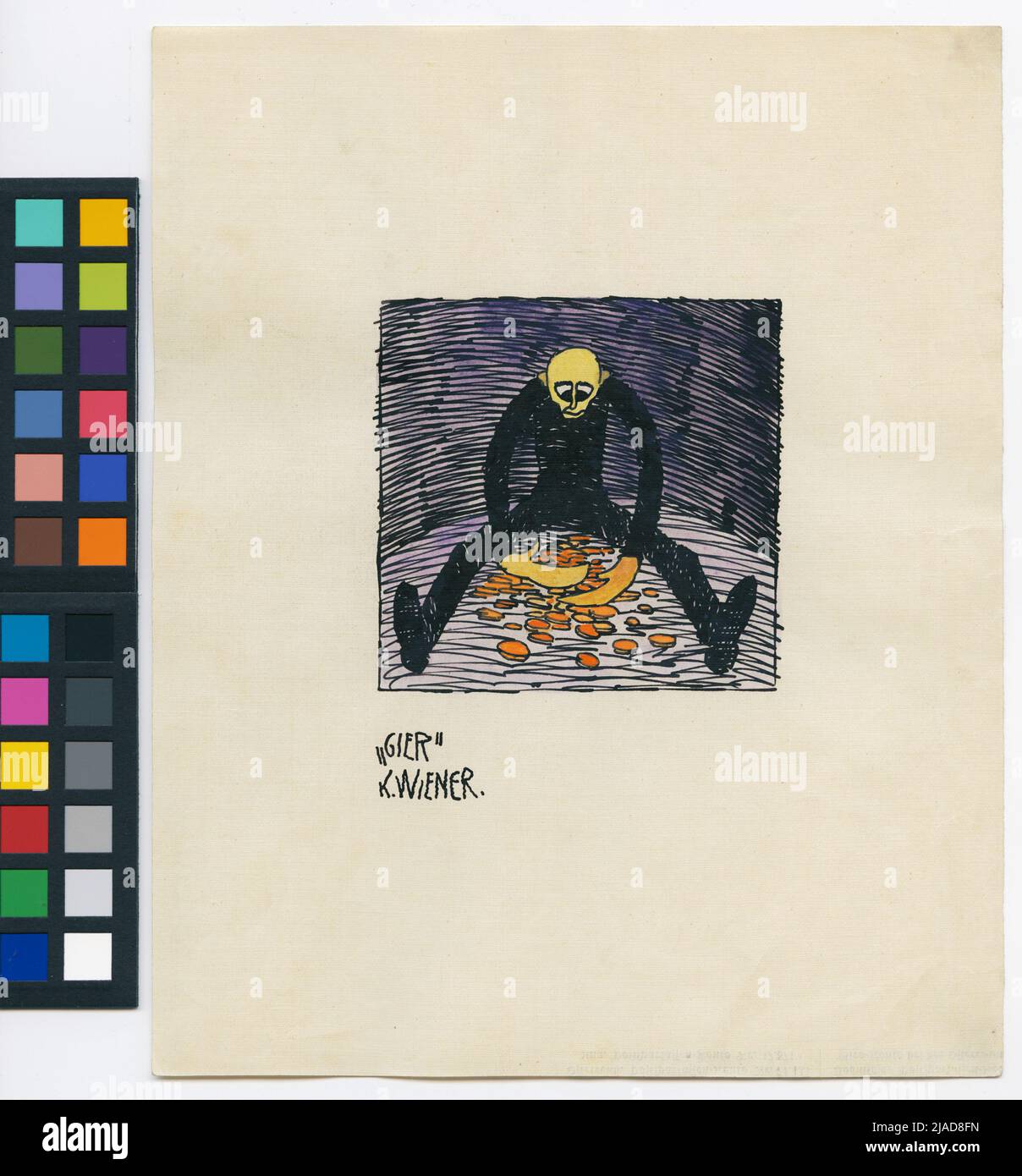 Gier". Karl Wiener (1901—1949), Artist Stock Photo - Alamy