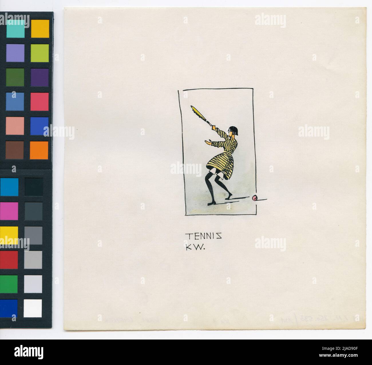 Tennis". Karl Wiener (1901—1949), Artist Stock Photo - Alamy