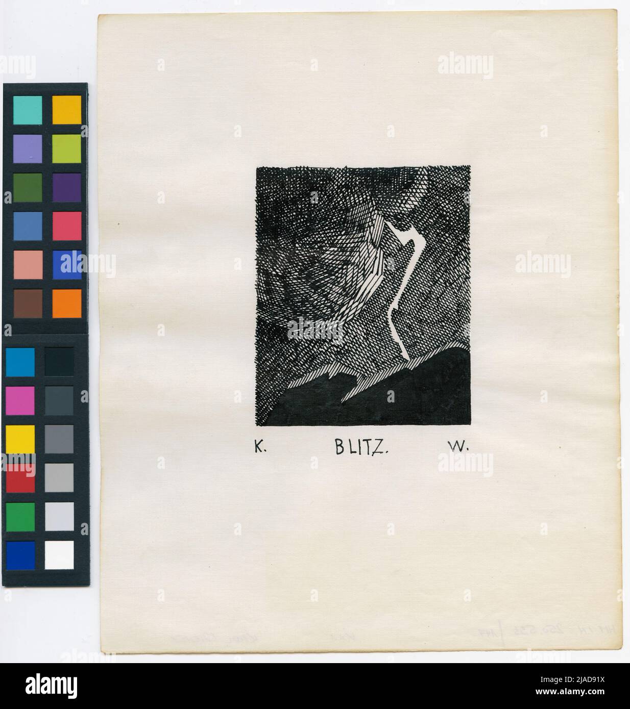 Blitz". Karl Wiener (1901—1949), Artist Stock Photo - Alamy