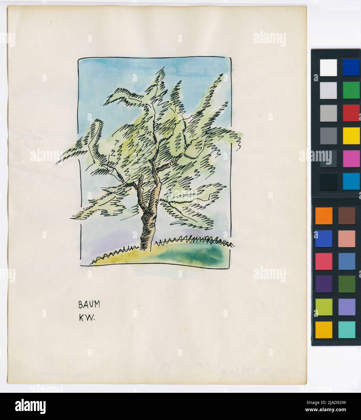 Baum". Karl Wiener (1901—1949), Artist Stock Photo - Alamy
