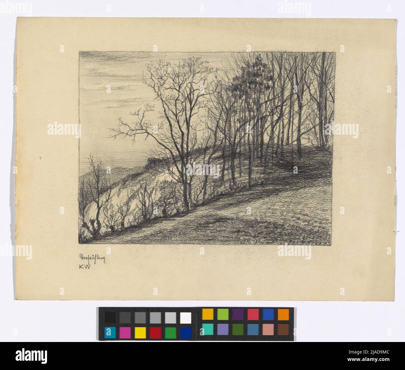 Vorfrühling". Karl Wiener (1901—1949), Artist Stock Photo - Alamy