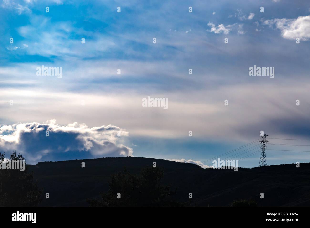 Electricty power lines hi-res stock photography and images - Alamy