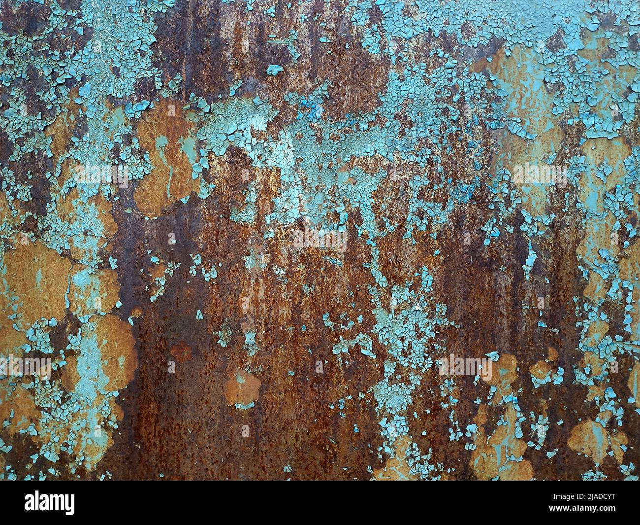 Corroded metal background. Rusted white painted metal wall. Rusty metal ...