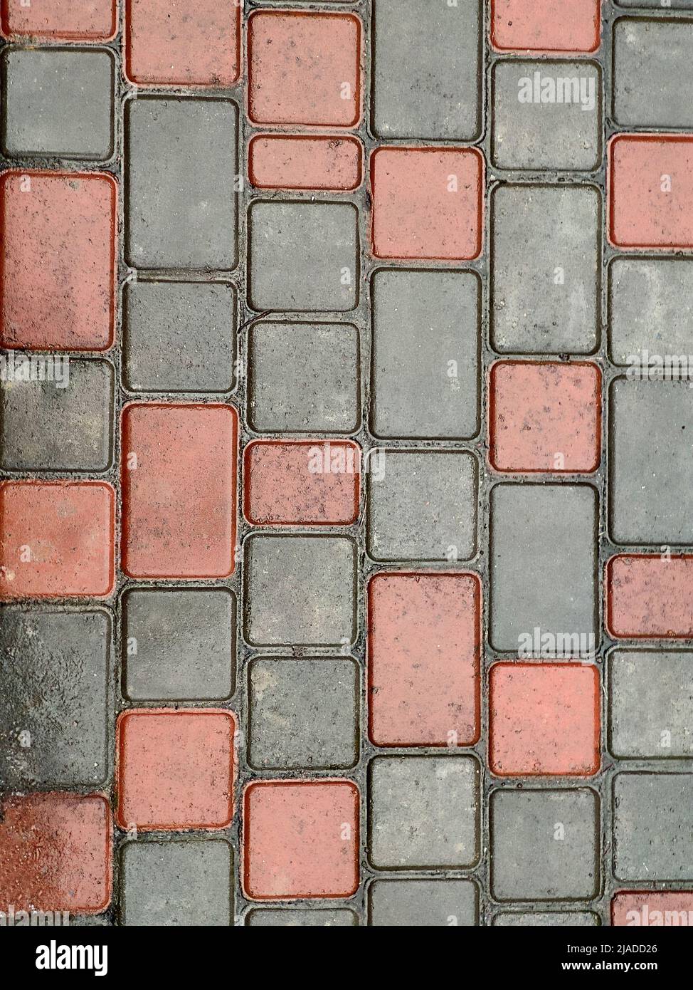 Texture of wet paving slabs with little bit green grass Stock Photo - Alamy