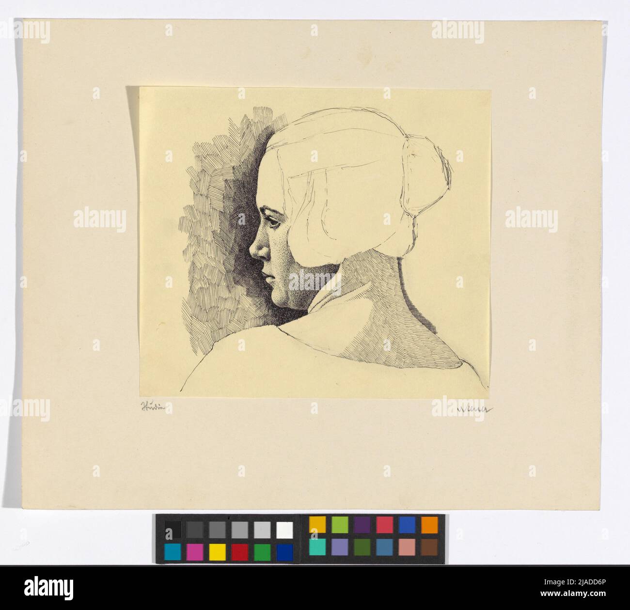 Portrait. Karl Wiener (1901-1949), artist Stock Photo - Alamy