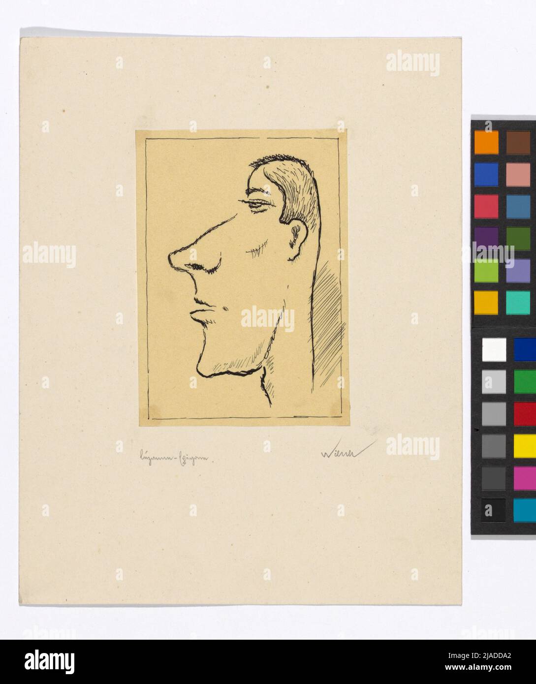 Cartoon. Karl Wiener (1901-1949), artist Stock Photo - Alamy