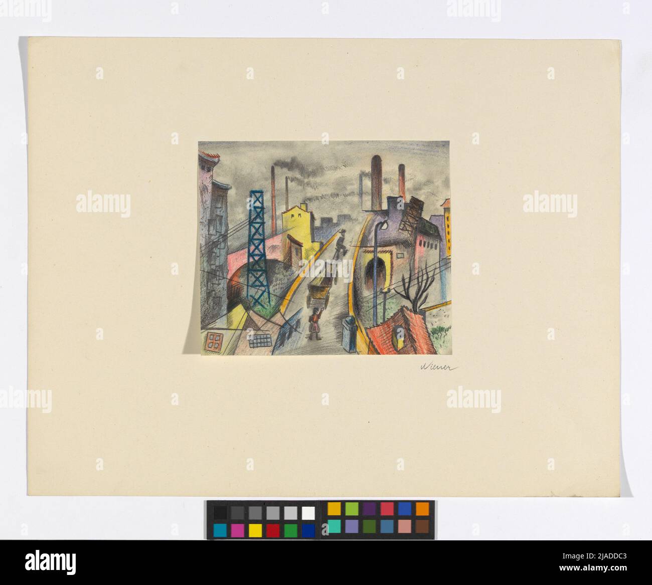 Suburb ". Karl Wiener (1901-1949), artist Stock Photo - Alamy