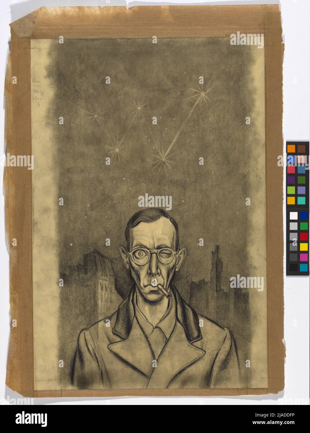 Self -portrait. Karl Wiener (1901-1949), artist Stock Photo - Alamy