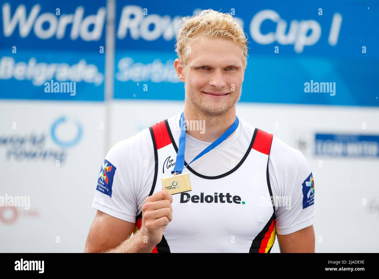 BELGRADE, SERBIA - MAY 29: Oliver Zeidler of Germany after competing in ...