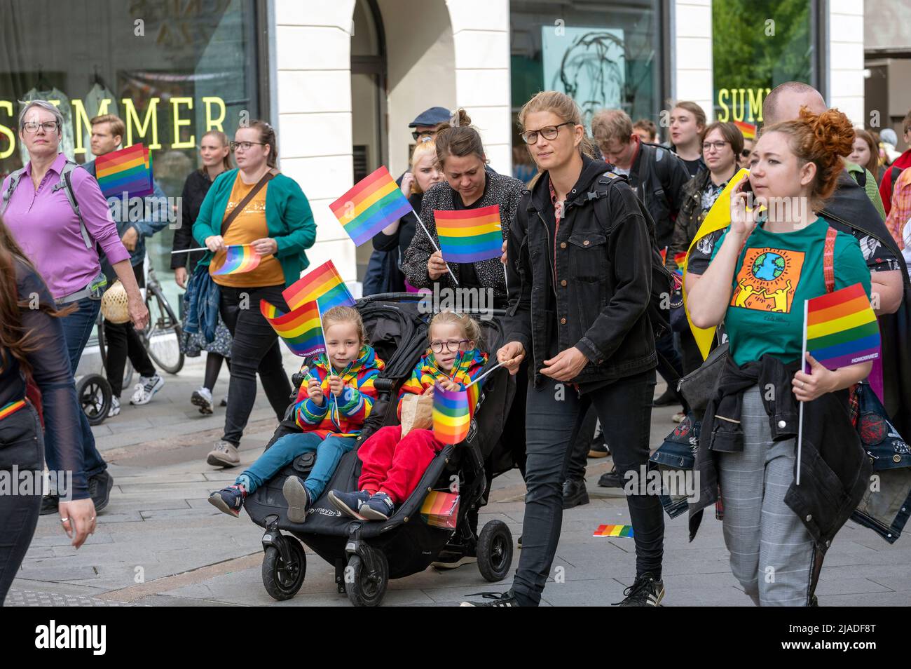 Aarhus pride parade 2022 on 28 May 2022 in Aarhus, Denmark Stock Photo ...