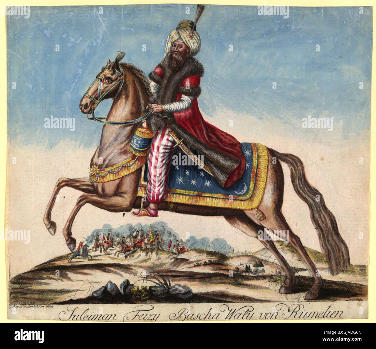 Suleiman Feizy, Pascha of Rumelien. Johann Hieronymus Delete Kohl (1753 ...