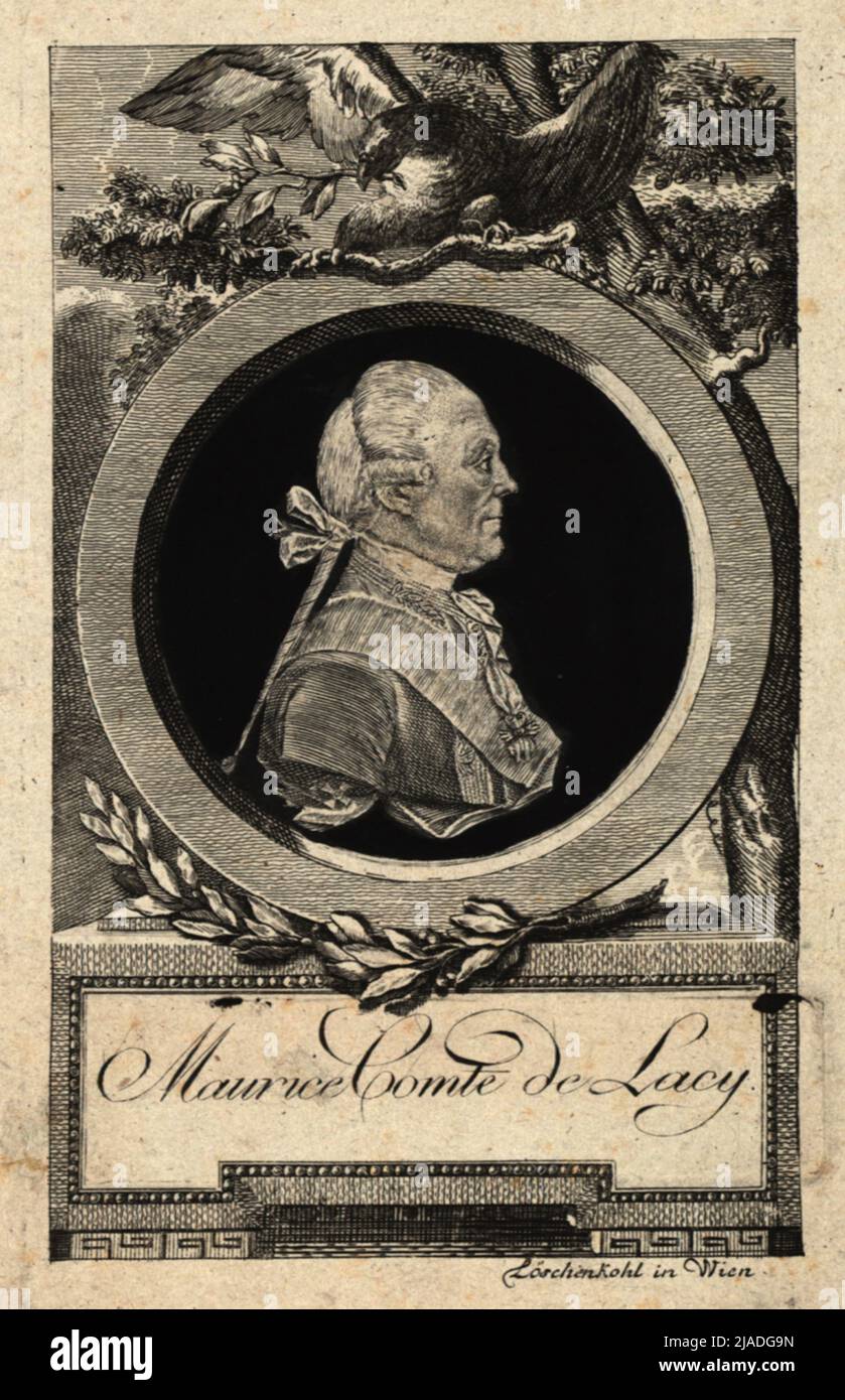 Franz Moritz Graf von Lacy (1725-1801), field marshal. Johann ...