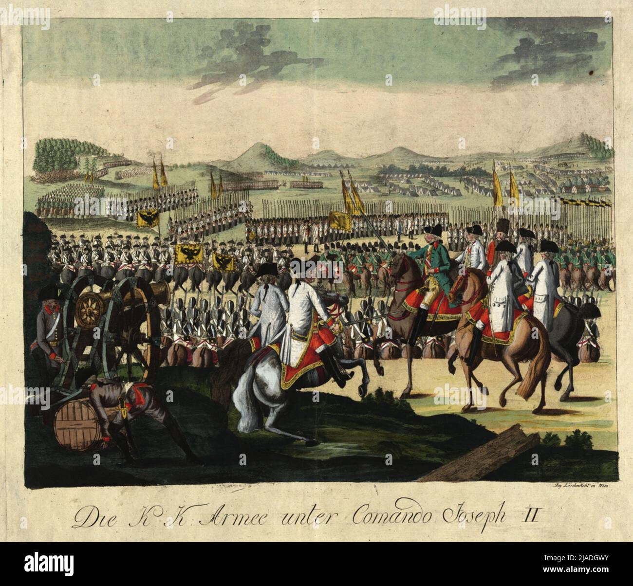 The K.K. Army under the command of Joseph II .. Johann Hieronymus ...