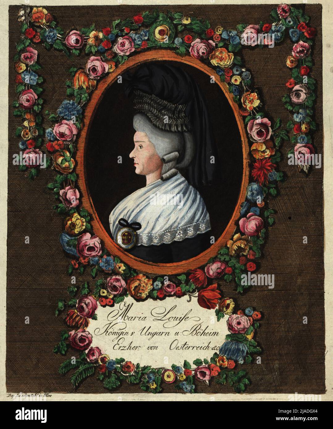 Maria Ludovica (also Maria Louise, 1745-1792), wife of Leoplds II ...