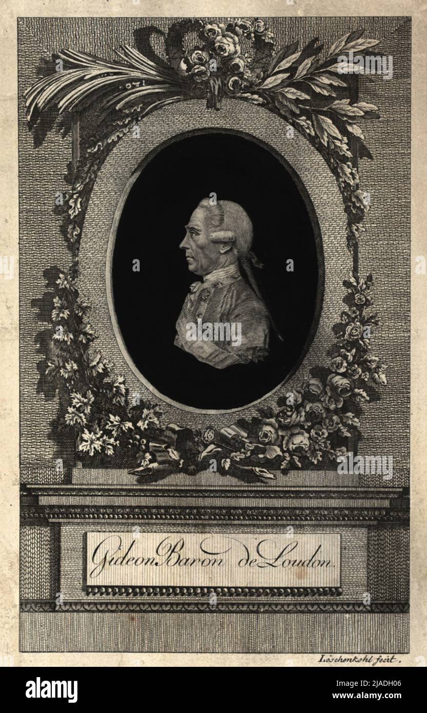 Ernst Gideon Freiherr von Laudon (Loudon) (1717-1790), field marshal ...