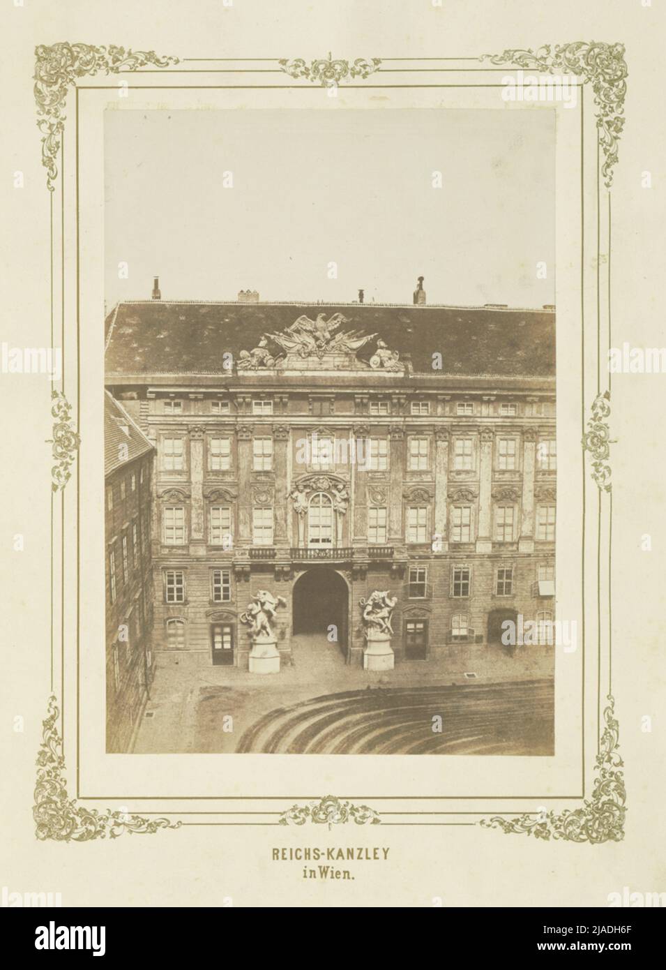 Reichs-Kanzley in Vienna. ". 1st, Hofburg, in the castle, Reich ...