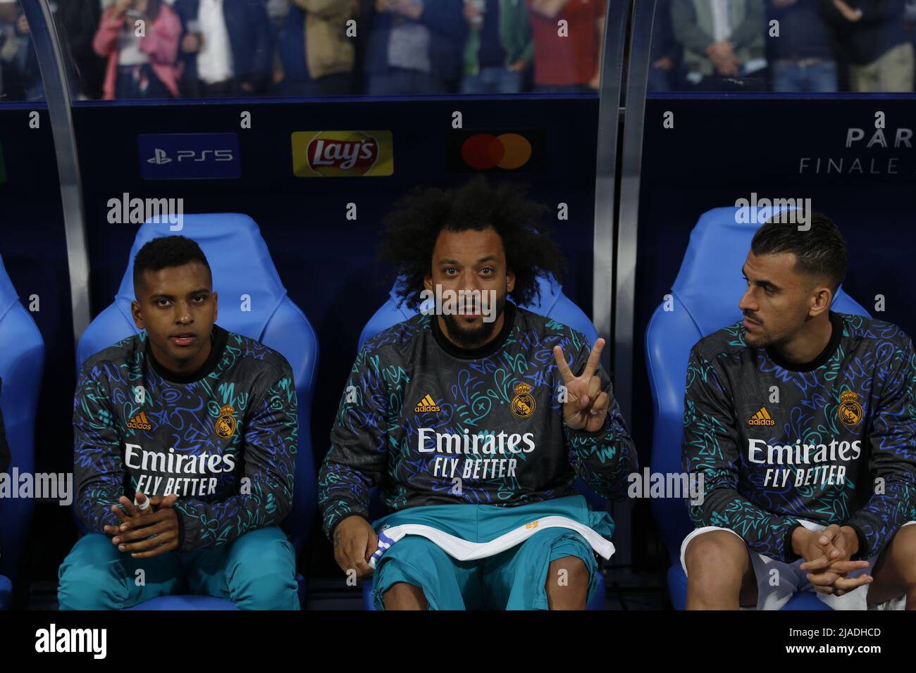 Marcelo Vieira da Silva Júnior, known as Marcelo (C) of Real Madrid ...