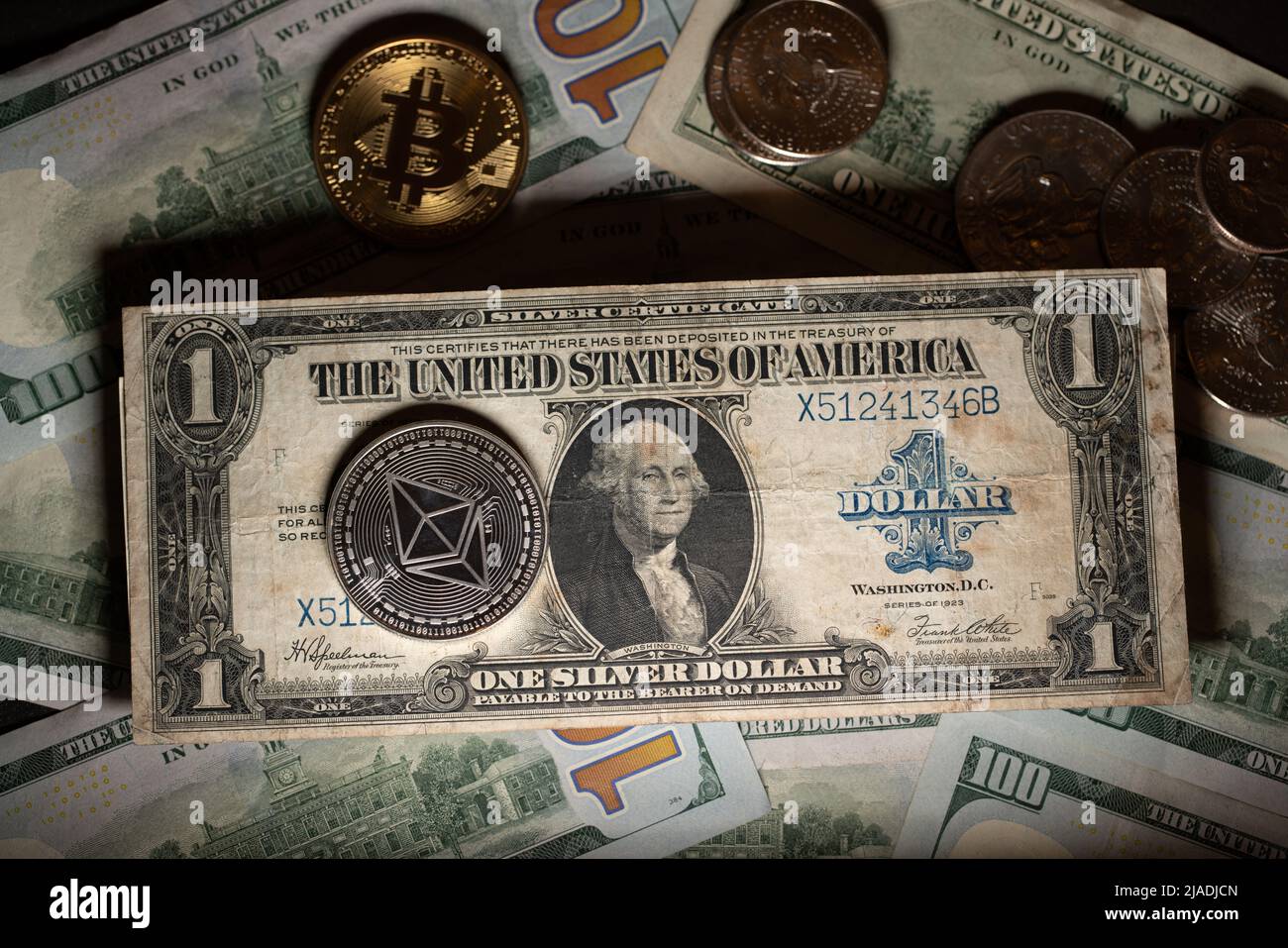 1 dollar silver certificate hi-res stock photography and images - Alamy