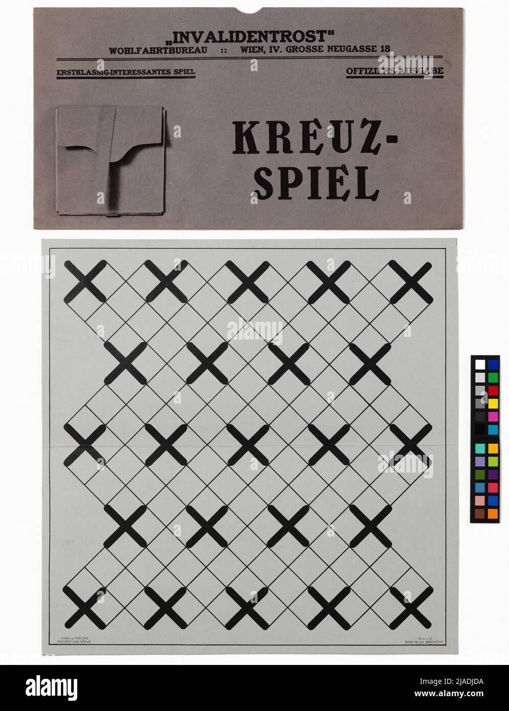 Cross game "(from a game set, compiled for the wounded in the war ...