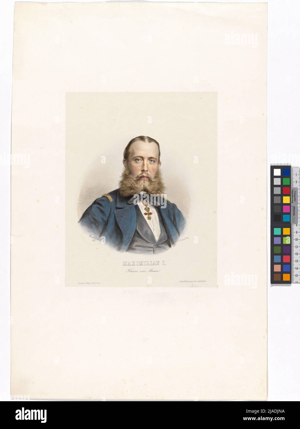 Maximilian I., Emperor of Mexico. Josef Kriehuber (1800-1876 ...