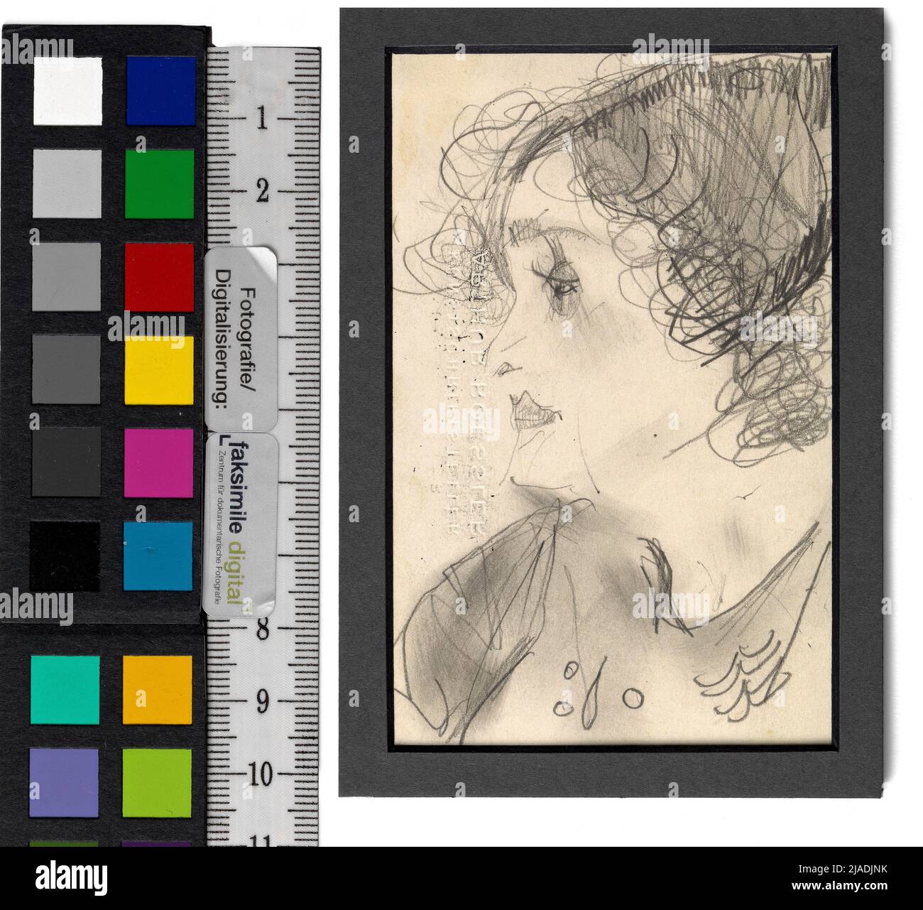 Miss Riedinger (Graz). Egon Schiele (1890-1918), artist Stock Photo - Alamy