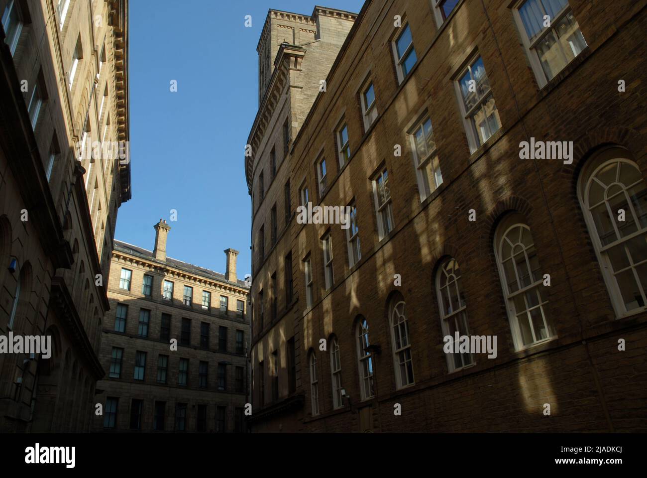 Converted Textile Mill Warehouses, Little Germany, Bradford Stock Photo ...