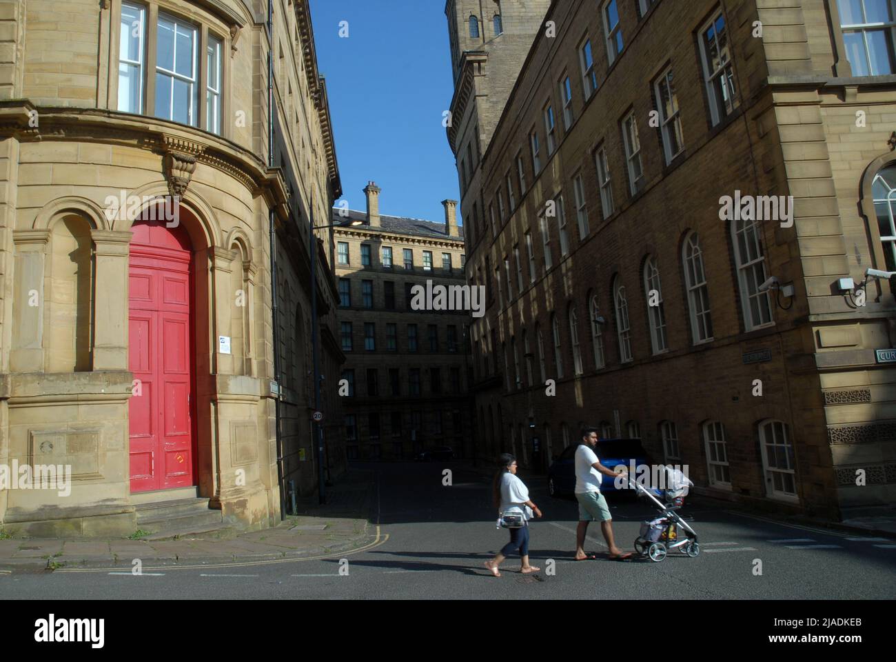 Converted Textile Mill Warehouses, Little Germany, Bradford Stock Photo ...