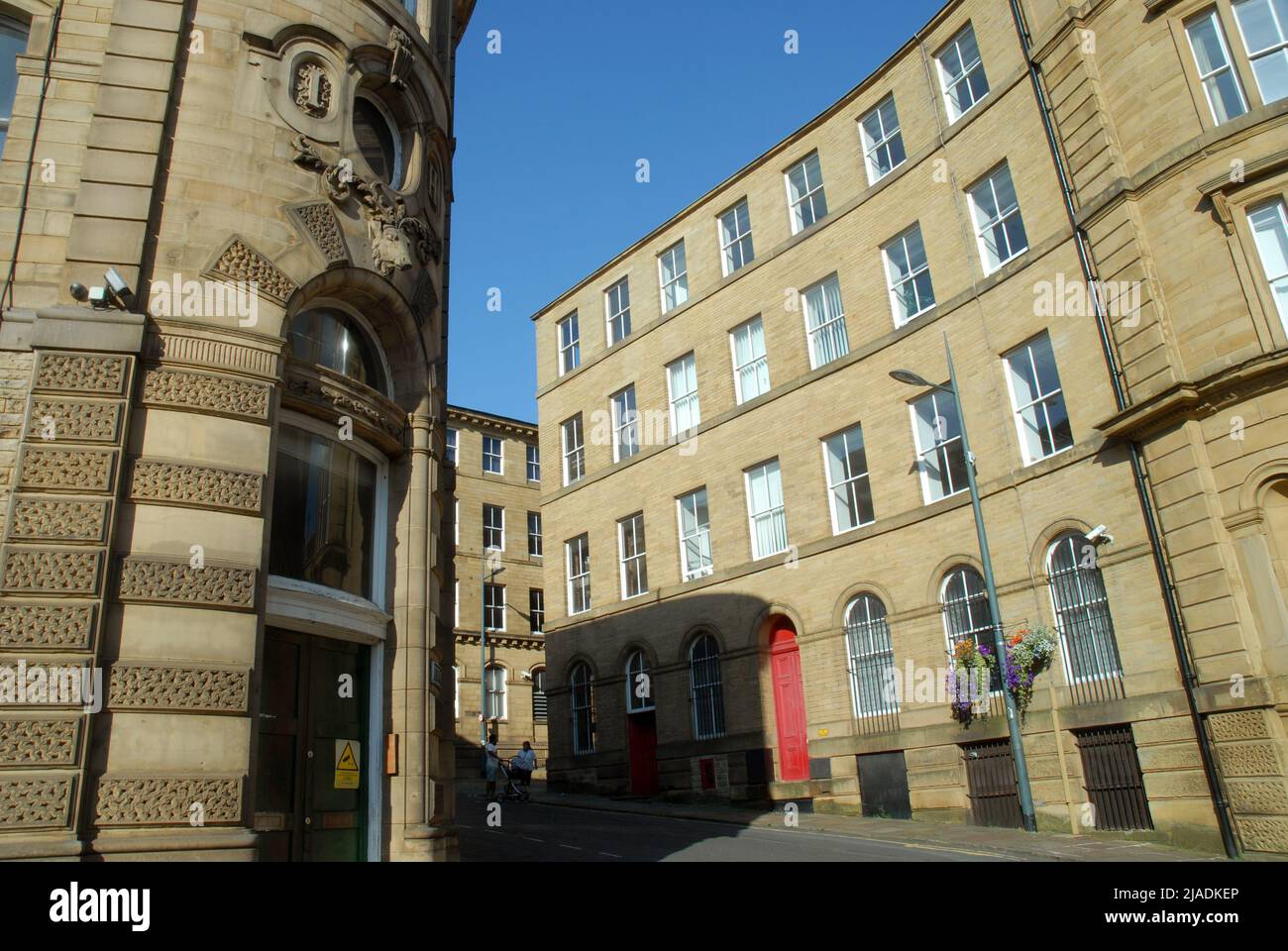 Converted Textile Mill Warehouses, Little Germany, Bradford Stock Photo ...