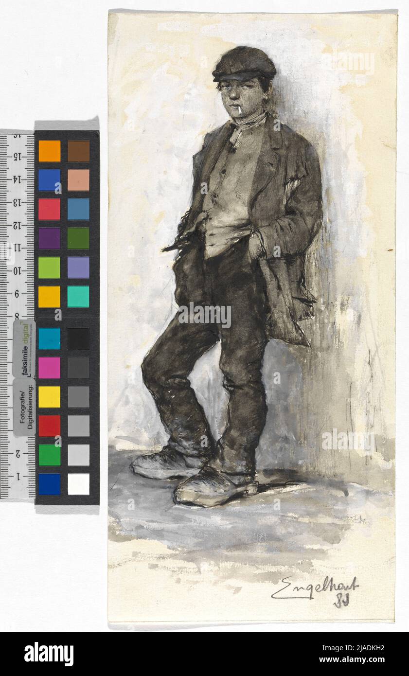 Young water ". Young water. Josef Engelhart (1864-1941), artist Stock ...