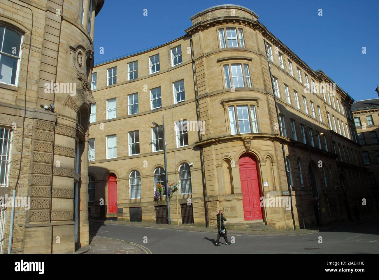 Converted Textile Mill Warehouses, Little Germany, Bradford Stock Photo ...